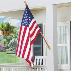 Enchanted Garden™ 3/4" Brass Flag Pole Bracket at Menards®