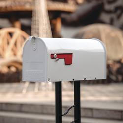 White Post-Mount Mailbox at Menards®