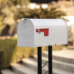 White Post-Mount Mailbox at Menards®