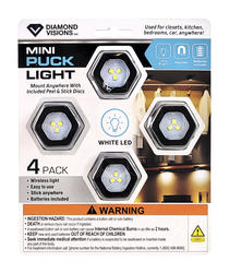 DiamondVision Mini LED Puck Lights - 4 Pack at Menards®
