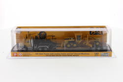 Cat® 1:87 Semi Tractor with Lowboy Trailer and Cat® Die-Cast Machines ...