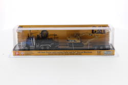 Cat® 1:87 Semi Tractor with Lowboy Trailer and Cat® Die-Cast Machines ...