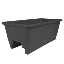 24" Black Plastic Deck Rail Planter at Menards®