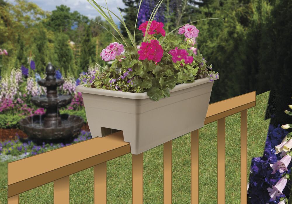 Menards Deck Rail Planters