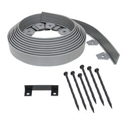 EasyFlex® 25' No-Dig Tall Landscape Edging - Gray at Menards®