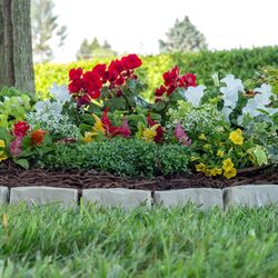 EasyFlex® Decorative Faux Stone No-Dig Landscape Edging Kit at Menards®