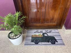 18" x 30" Hello Fall Truck Printed Fall Doormat at Menards®