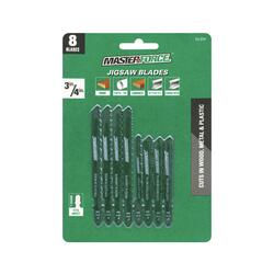 Masterforce® T-Shank Jig Saw Blade Set - 8 Piece at Menards®
