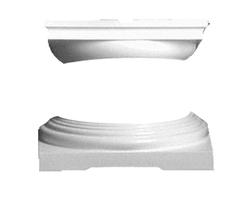 Dixie-Pacific™ Poly Attic Base for 12" Round Wood Column at Menards®