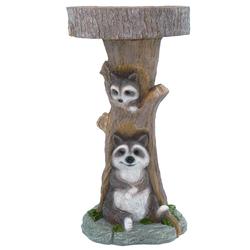 Enchanted Garden® 23" Raccoon Bird Bath at Menards®