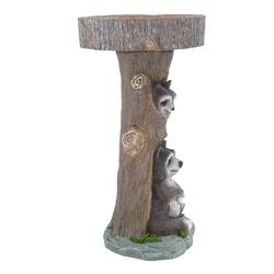 Enchanted Garden® 23" Raccoon Bird Bath at Menards®