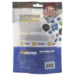 Wild Eats® Superfood Medleys Cod Skin Medallions&Blueberry Dog Treats ...