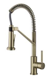 Tuscany® Forden® One-Handle Coil Matte Gold Kitchen Faucet at Menards®