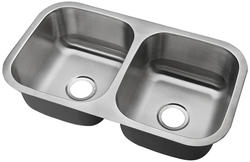 Tuscany® Undermount 31" Stainless Steel Double Bowl Kitchen Sink at ...