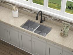 Tuscany® Woodhill Undermount 31" Stainless Steel Double Bowl Kitchen ...