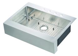 Tuscany® Retrofit Farmhouse/Apron Front 33" Stainless Steel Single Bowl ...