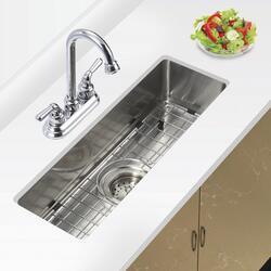 Tuscany® Undermount 23" Stainless Steel Single Bowl Bar/Prep Sink at ...