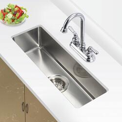 Tuscany® Undermount 23" Stainless Steel Single Bowl Bar/Prep Sink at ...
