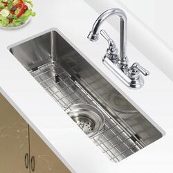 Tuscany® Undermount 23" Stainless Steel Single Bowl Bar/Prep Sink at ...