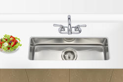 Tuscany® Undermount 23" Stainless Steel Single Bowl Bar/Prep Sink at ...