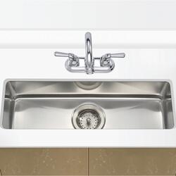 Tuscany® Undermount 23" Stainless Steel Single Bowl Bar/Prep Sink at ...