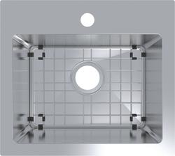 Tuscany® Forden® Dual Mount 19" Stainless Steel 1-Hole Single Bowl Bar ...