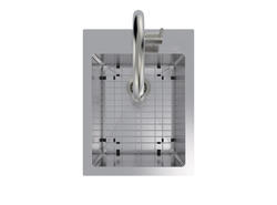 Tuscany® Forden® All-in-One Dual Mount 17" Stainless Steel 1-Hole ...