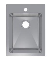 Tuscany® Forden® All-in-One Dual Mount 17" Stainless Steel 1-Hole ...