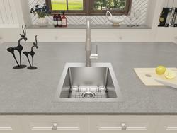 Tuscany® Forden® All-in-One Dual Mount 17" Stainless Steel 1-Hole ...