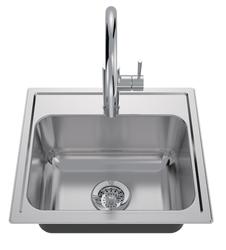 Tuscany® Londrina All-in-One Drop-in 19" Stainless Steel 1-Hole Single ...