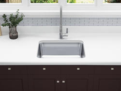 Tuscany® Crestridge Dual Mount 25" Stainless Steel 4-Hole Single Bowl ...