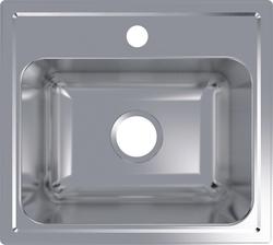 Tuscany® Baytown Drop-in 19" Stainless Steel 1-Hole Single Bowl Bar ...