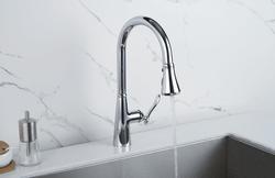 Tuscany® Marianna™ One-Handle Pull-Down Chrome Kitchen Faucet at Menards®