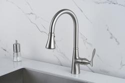 Tuscany® Marianna™ One-Handle Pull-Down Stainless Kitchen Faucet at ...