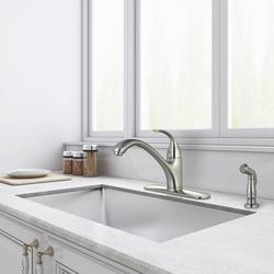 Tuscany® Baden™ single-handle Stainless Steel Kitchen Faucet at Menards®