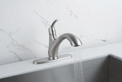 Tuscany® Rexton™ One-Handle Pull-Out Stainless Kitchen Faucet at Menards®