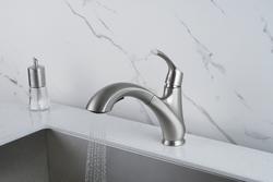 Tuscany® Rexton™ One-Handle Pull-Out Stainless Kitchen Faucet at Menards®