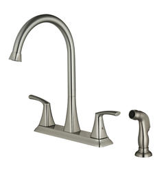 Tuscany® Morey® Two-Handle Stainless Steel Kitchen Faucet at Menards®