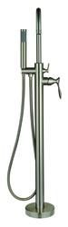 Tuscany® Marianna™ One-Handle Floor-Mount Brushed Nickel Freestanding ...