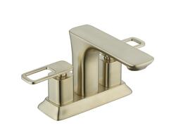 Tuscany® Gatineau Two-Handle 4" Centerset Matte Gold Bathroom Sink ...