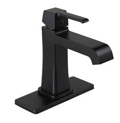 Tuscany® Columbiana™ One Handle 4" Centerset Matte Black Bathroom Sink Faucet at Menards®