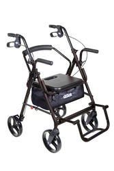 Drive Medical® Black Duet Transport Rollator Rolling Walker at Menards®