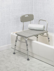Drive Medical® 22-1/2"H Gray Split-Seat Shower Transfer Bench at Menards®