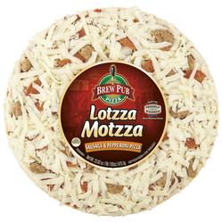 Brew Pub® Lotzza Motzza® Sausage & Pepperoni Pizza - 23.82 oz at Menards®