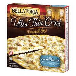 Bellatoria® Ultra Thin Crust® Personal Size Chicken Alfredo Pizza - 5. ...