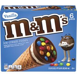 M&M's® Ice Cream Cones With Vanilla Ice Cream - 21 oz at Menards®
