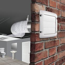 Dundas Jafine 4" x 5' Vinyl Bath Vent Pipe Fan Vent Kit at Menards®