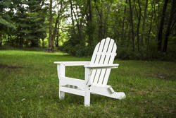 Tangentwood® Grand Haven White Folding Adirondack Chair at Menards®
