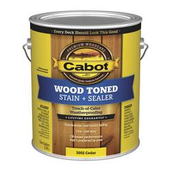 Cabot® Cedar Exterior Wood Toned Deck & Siding Stain + Sealer - 1 gal ...