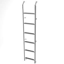 Ultra Protect 16" W x 76" H 6-Step Aluminum Basement Window Well Egress ...